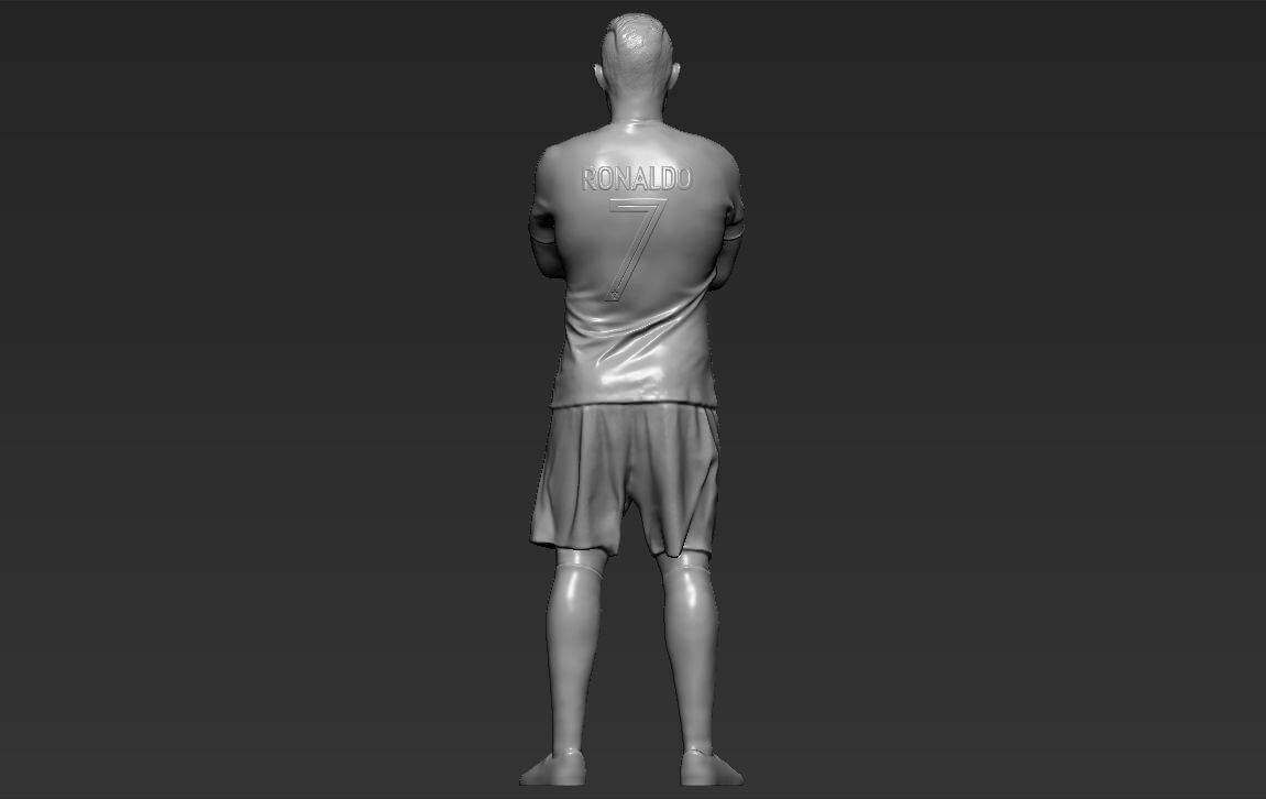 Cristiano Ronaldo in Portugal - 3D Model by PrintedReality