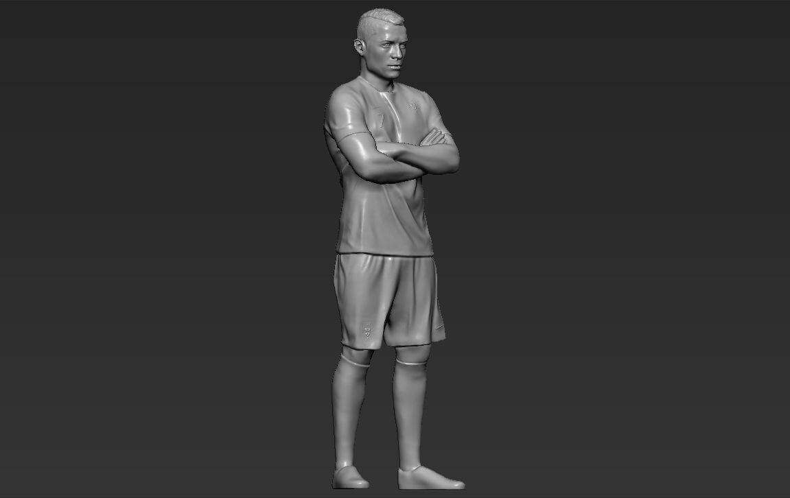 Cristiano Ronaldo in Portugal - 3D Model by PrintedReality