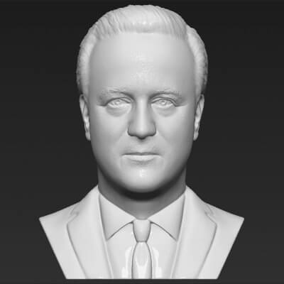 David Cameron Bust - 3D Model by PrintedReality