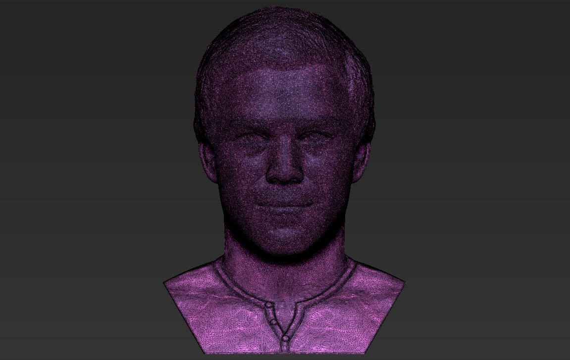 Dexter Morgan Bust - 3D Model by PrintedReality
