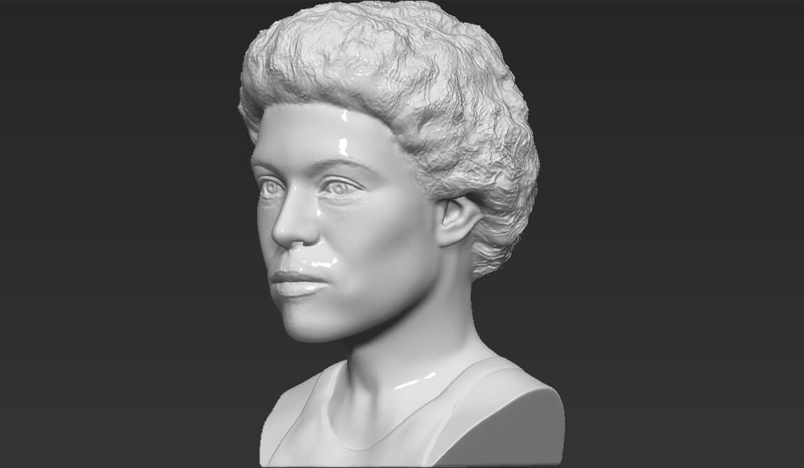 Ellen Ripley Bust - 3D Model by PrintedReality