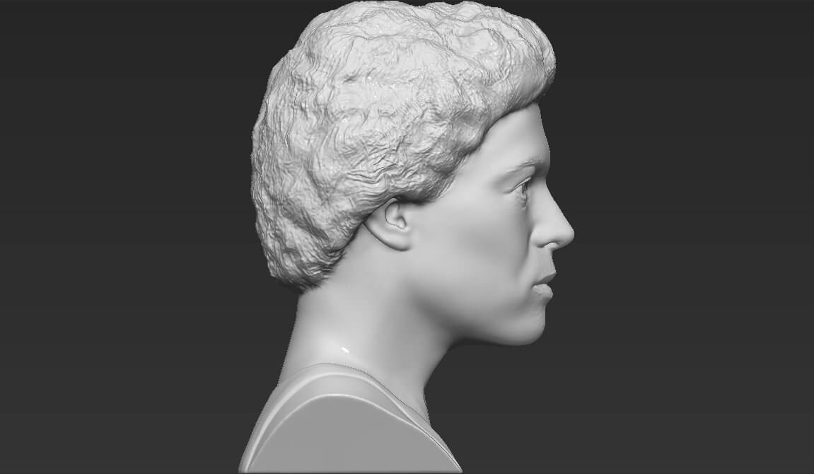 Ellen Ripley Bust - 3D Model by PrintedReality