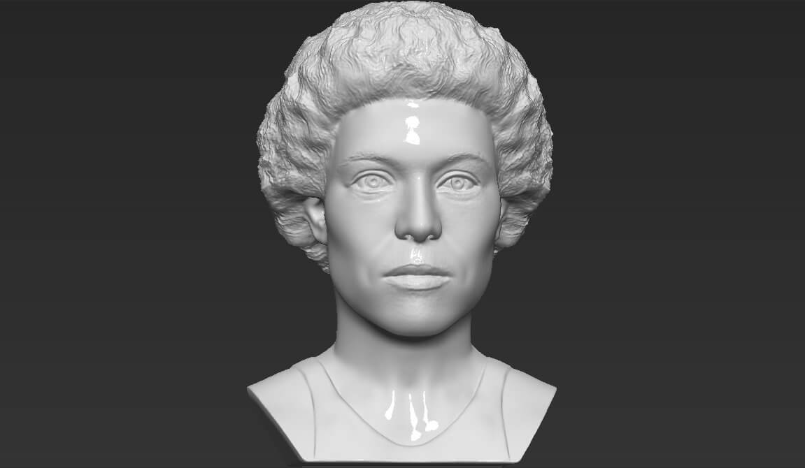 Ellen Ripley Bust - 3D Model by PrintedReality
