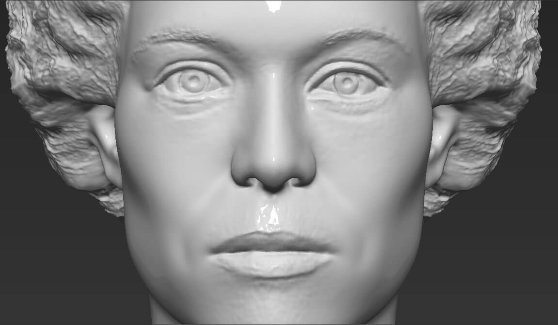 Ellen Ripley Bust - 3D Model by PrintedReality