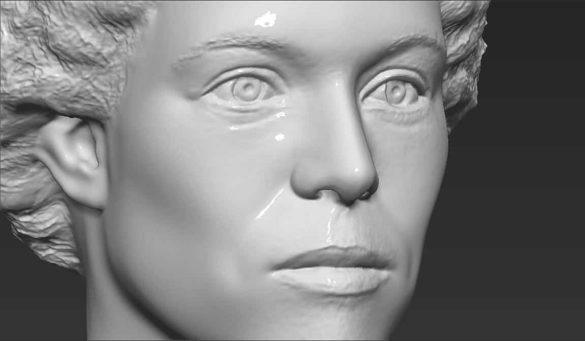 Ellen Ripley Bust - 3D Model by PrintedReality