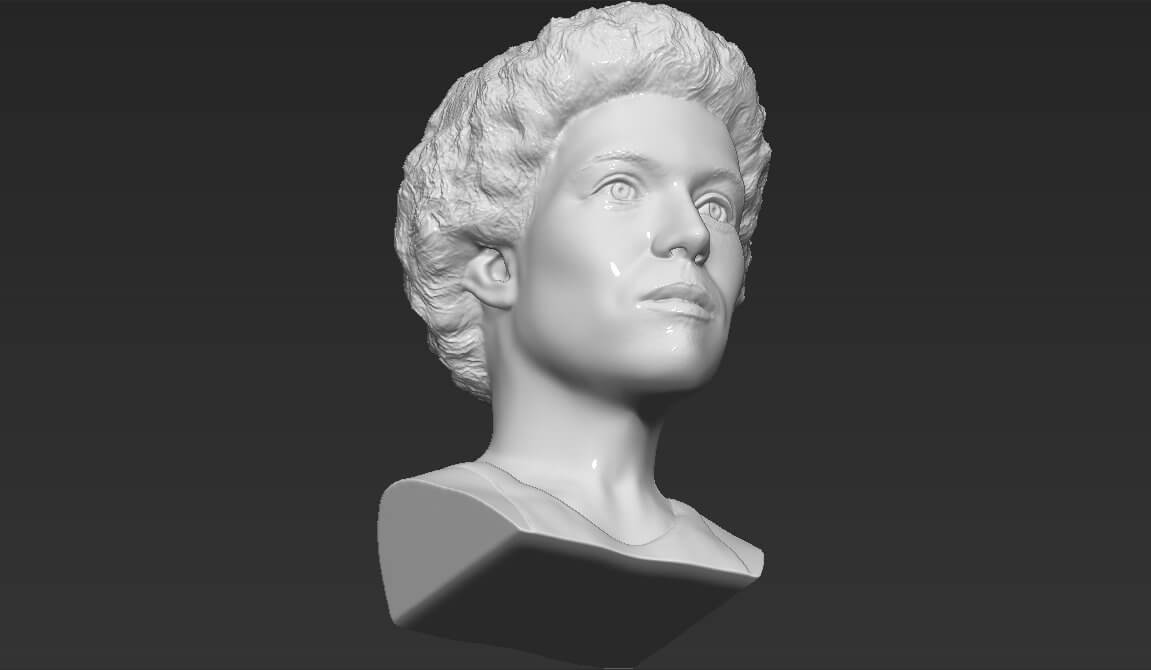 Ellen Ripley Bust - 3D Model by PrintedReality