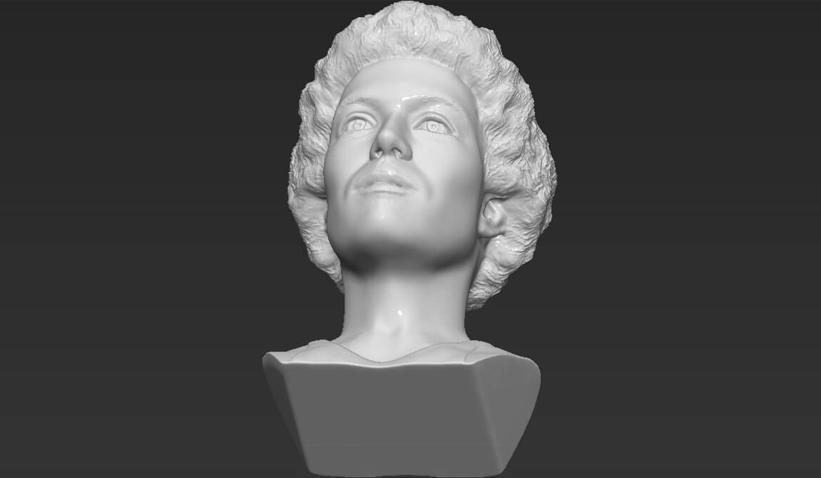 Ellen Ripley Bust - 3D Model by PrintedReality
