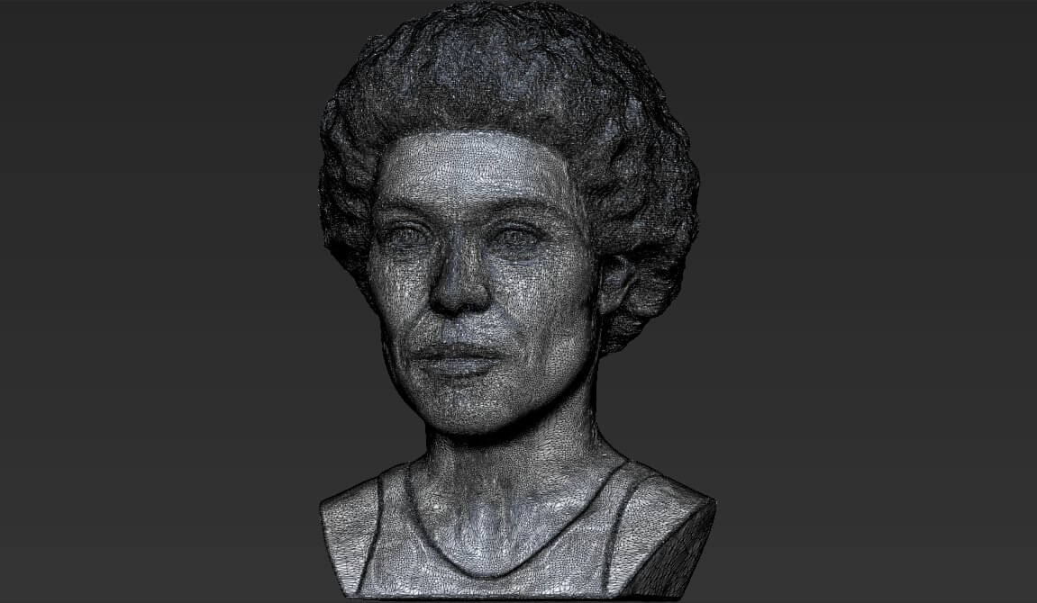 Ellen Ripley Bust - 3D Model by PrintedReality