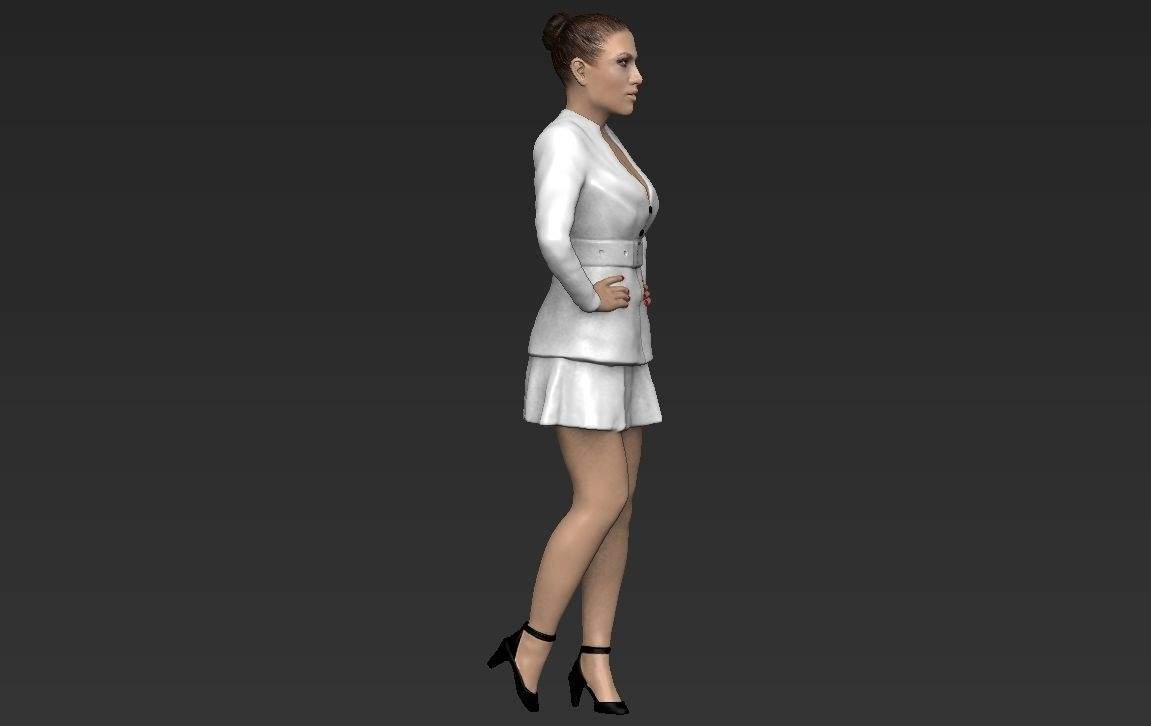 Jennifer Lopez (Full Color) - 3D Model by PrintedReality