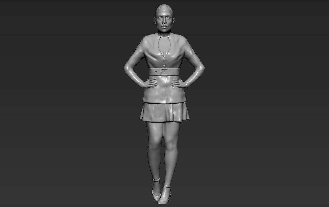 Jennifer Lopez (Full Color) - 3D Model by PrintedReality
