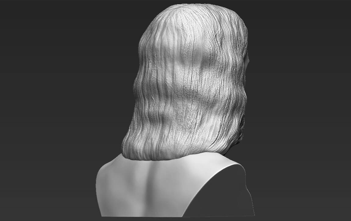 Jesus Reconstruction Based On Shroud of Turin - 3D Model by PrintedReality