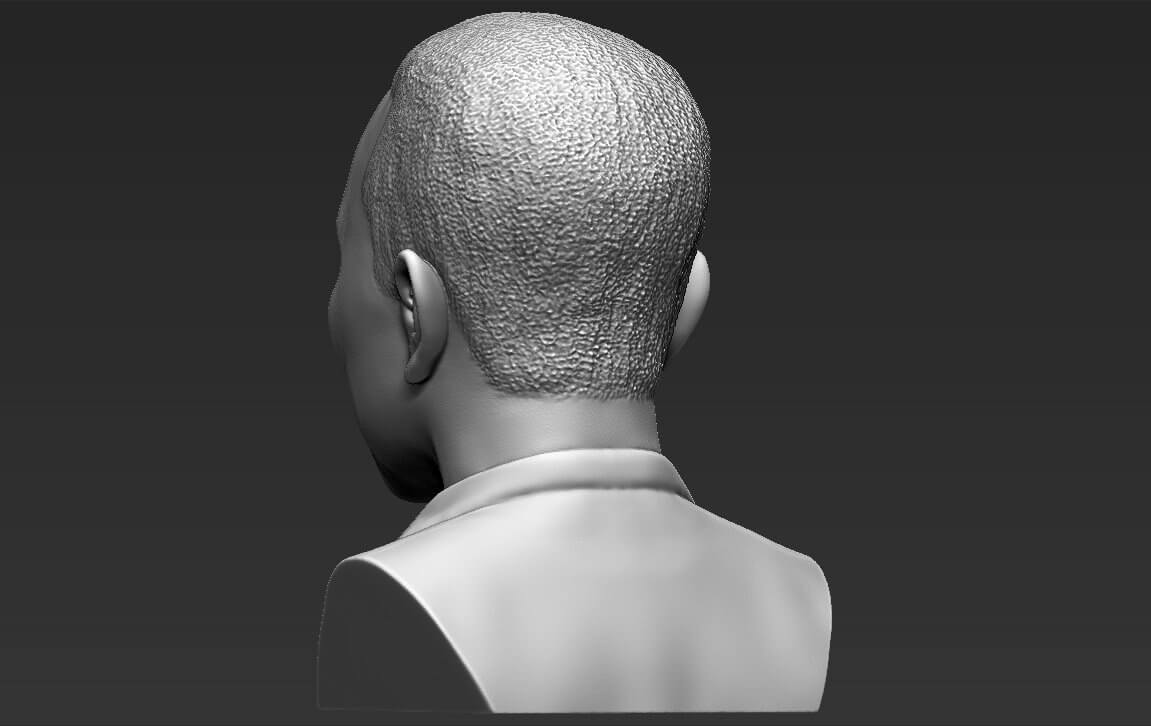 John Legend Bust - 3D Model by PrintedReality