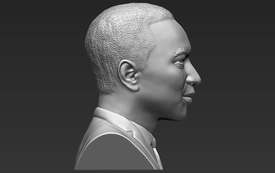John Legend Bust - 3D Model by PrintedReality