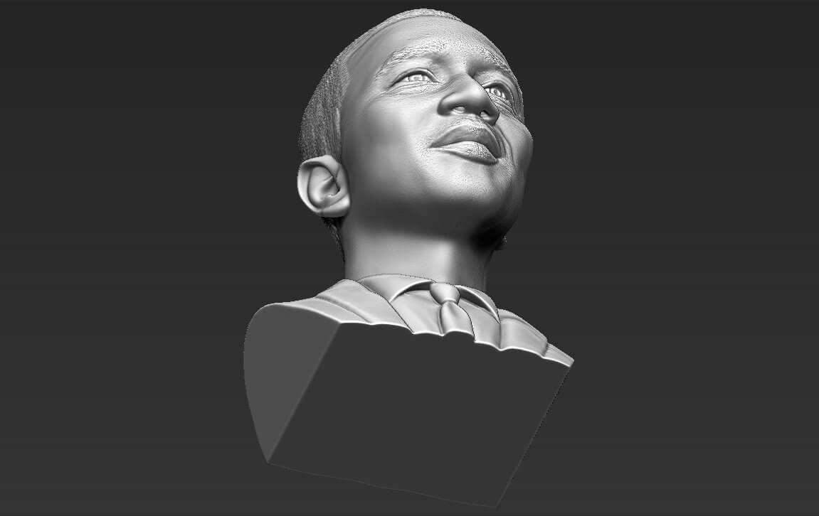 John Legend Bust - 3D Model by PrintedReality