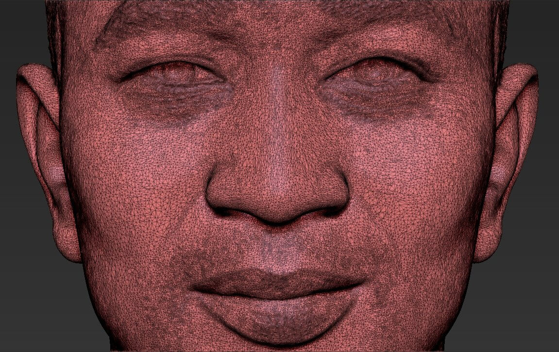 John Legend Bust - 3D Model by PrintedReality