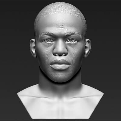 Jon Jones Bust - 3D Model by PrintedReality