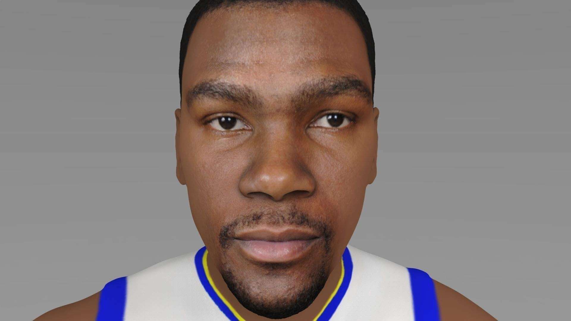 Kevin Durant (Full Color) - 3D Model by PrintedReality