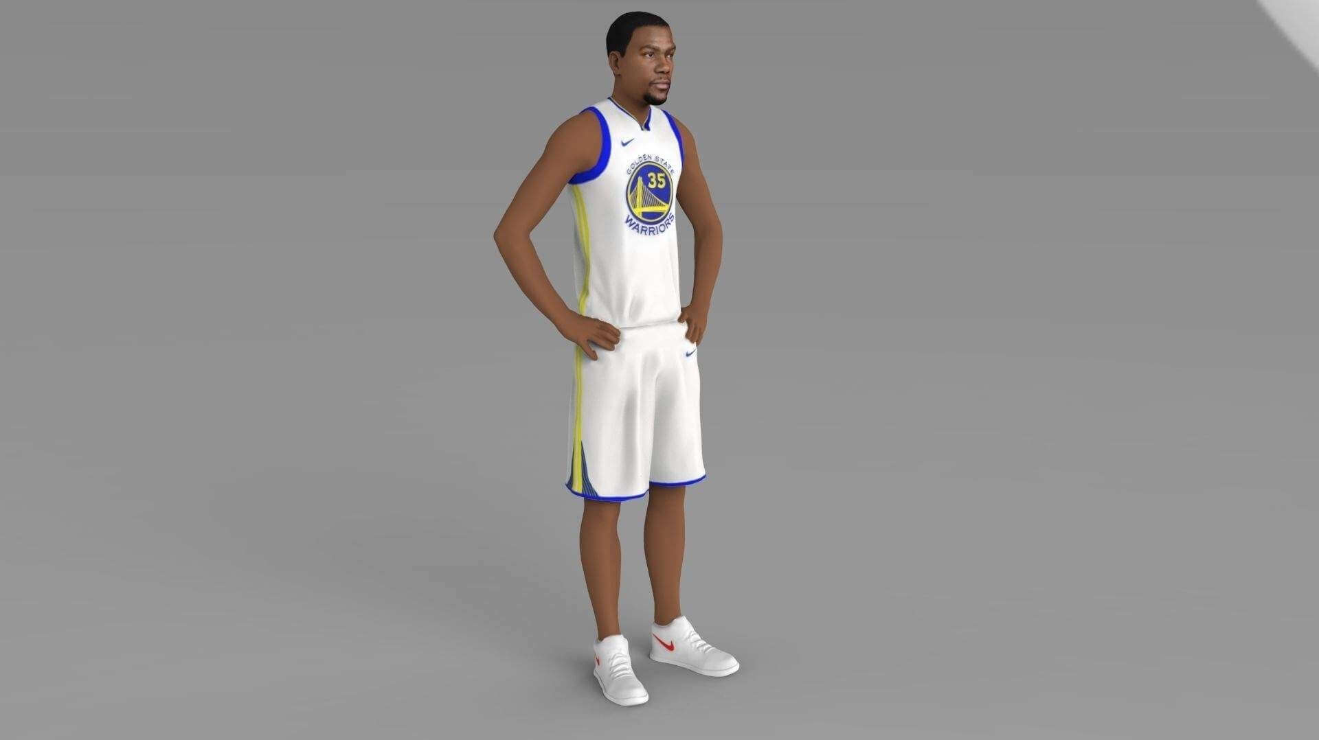 Kevin Durant (Full Color) - 3D Model by PrintedReality