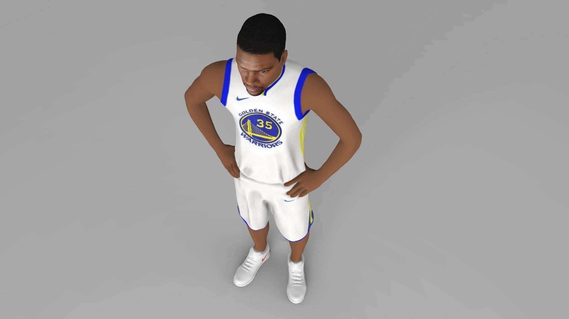 Kevin Durant (Full Color) - 3D Model by PrintedReality