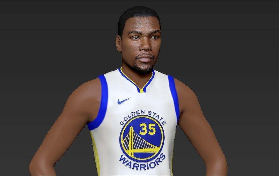 Kevin Durant (Full Color) - 3D Model by PrintedReality