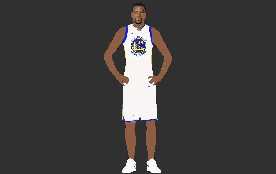 Kevin Durant (Full Color) - 3D Model by PrintedReality
