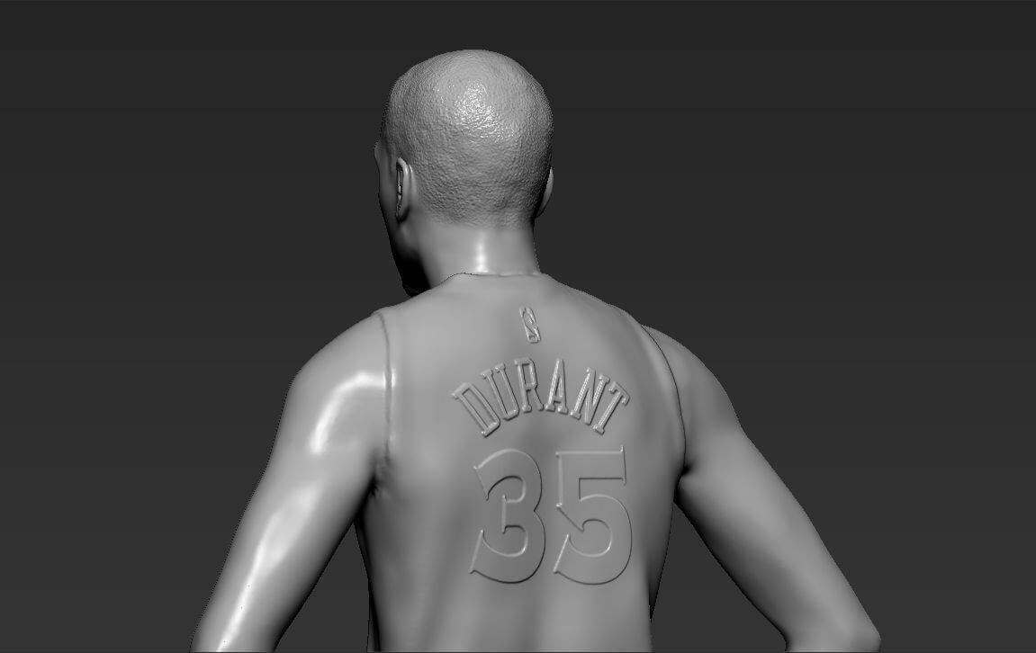 Kevin Durant (Full Color) - 3D Model by PrintedReality