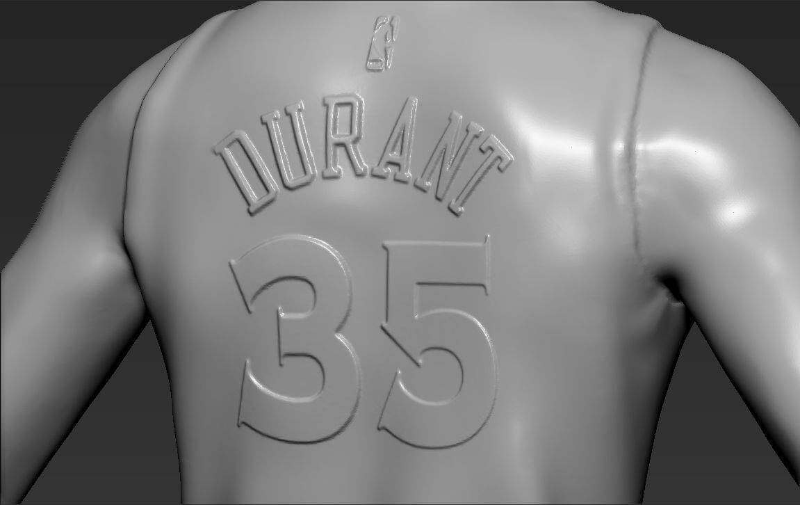 Kevin Durant (Full Color) - 3D Model by PrintedReality