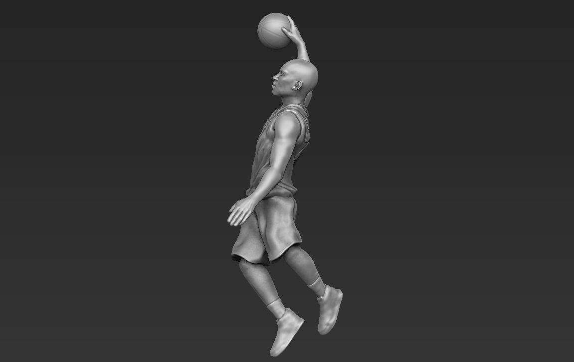 Kobe Bryant - 3D Model by PrintedReality