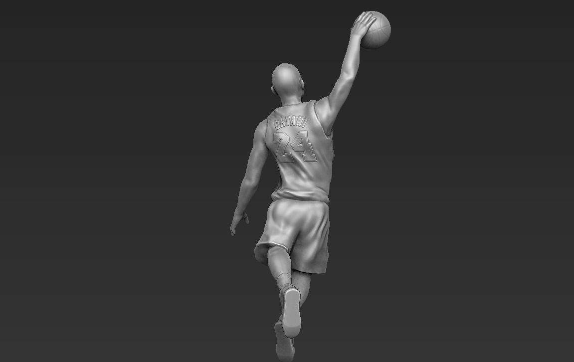 Kobe Bryant - 3D Model by PrintedReality