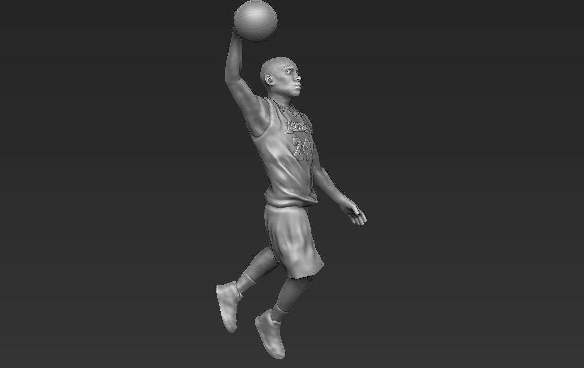 Kobe Bryant - 3D Model by PrintedReality