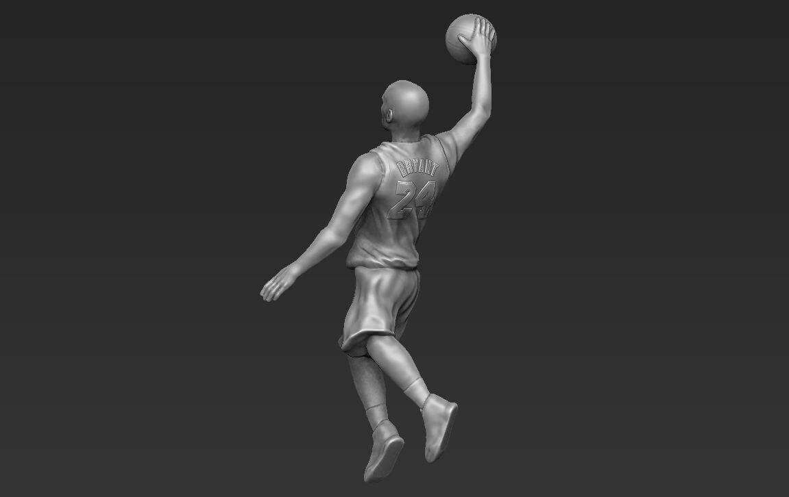 Kobe Bryant - 3D Model by PrintedReality