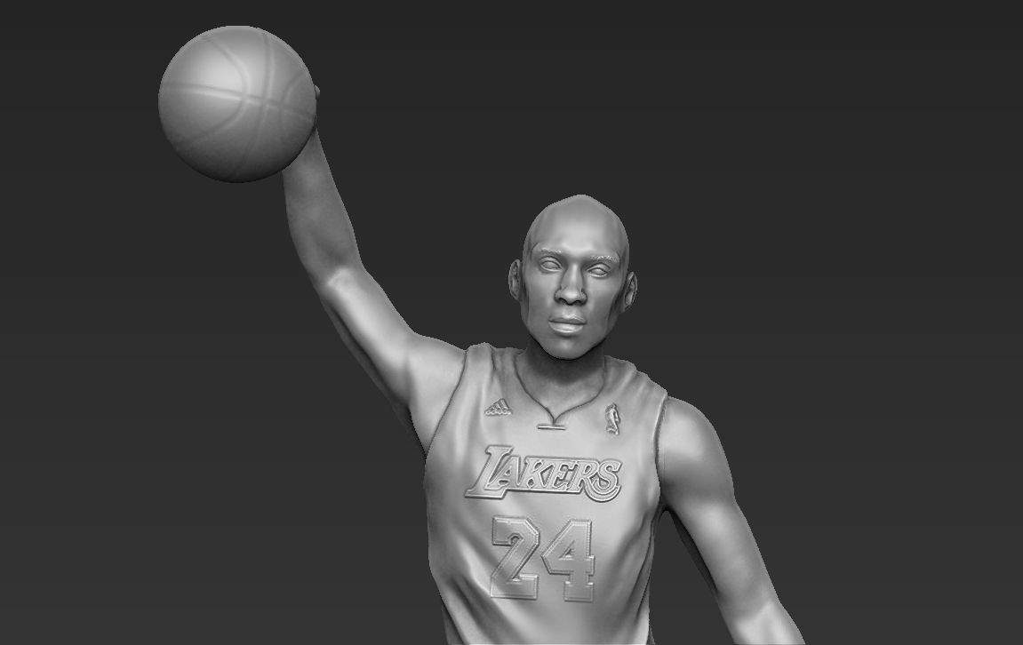 Kobe Bryant - 3D Model by PrintedReality
