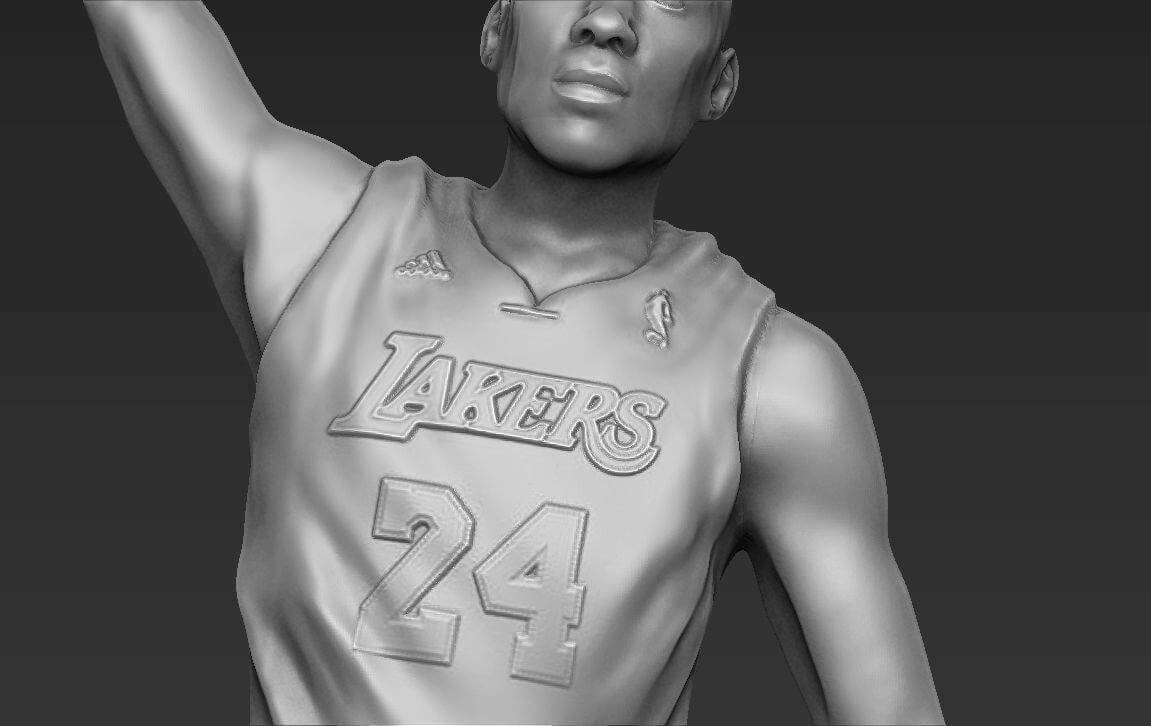 Kobe Bryant - 3D Model by PrintedReality