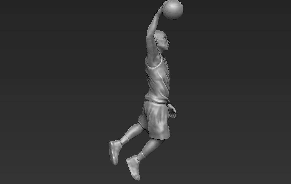 Kobe Bryant (Full Color) - 3D Model by PrintedReality