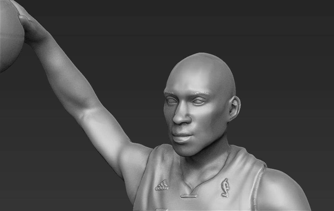 Kobe Bryant (Full Color) - 3D Model by PrintedReality