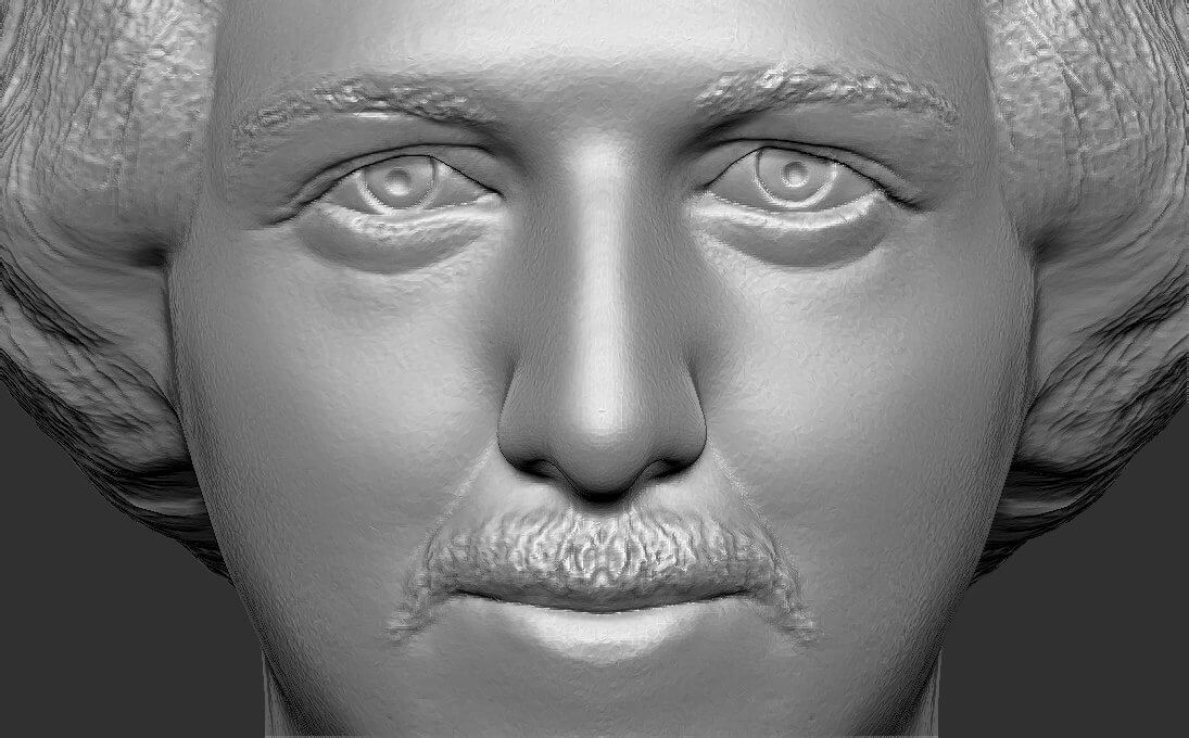 Larry Bird Bust - 3D Model by PrintedReality