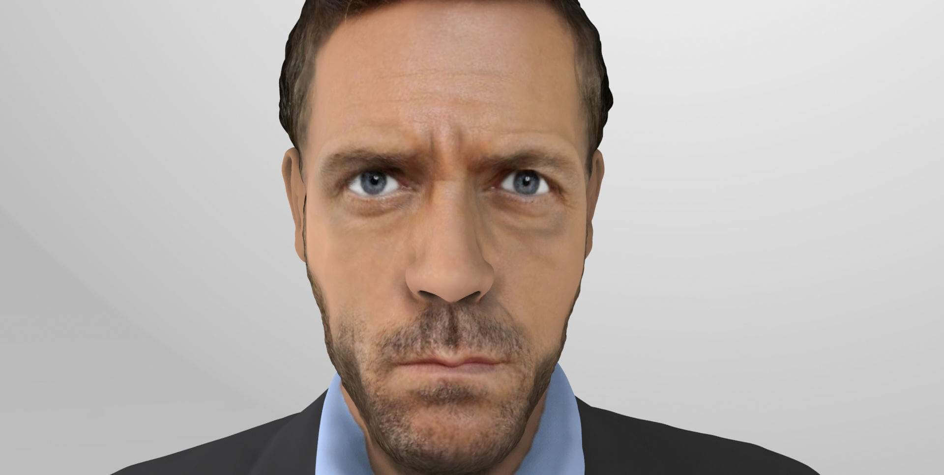 MD Gregory House (Full Color) - 3D Model by PrintedReality