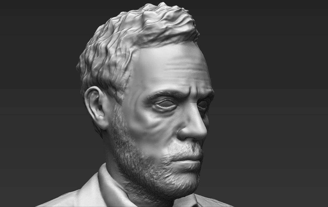 MD Gregory House (Full Color) - 3D Model by PrintedReality