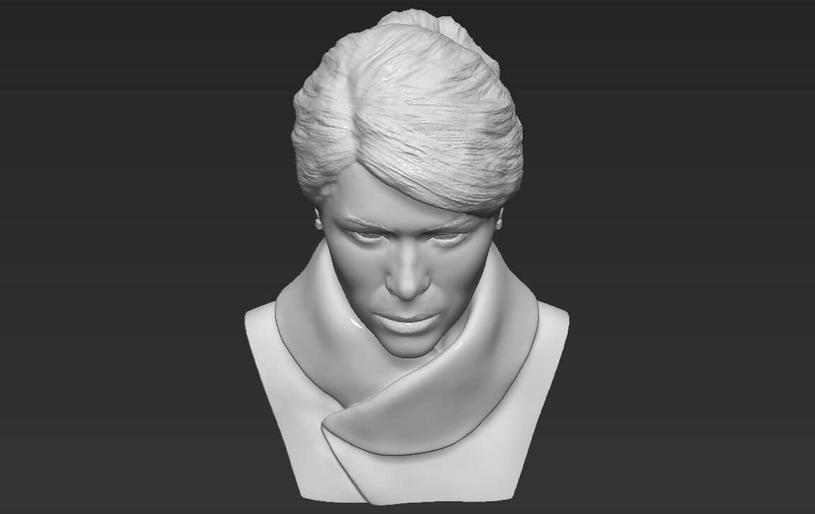 Melania Trump Bust - 3D Model by PrintedReality