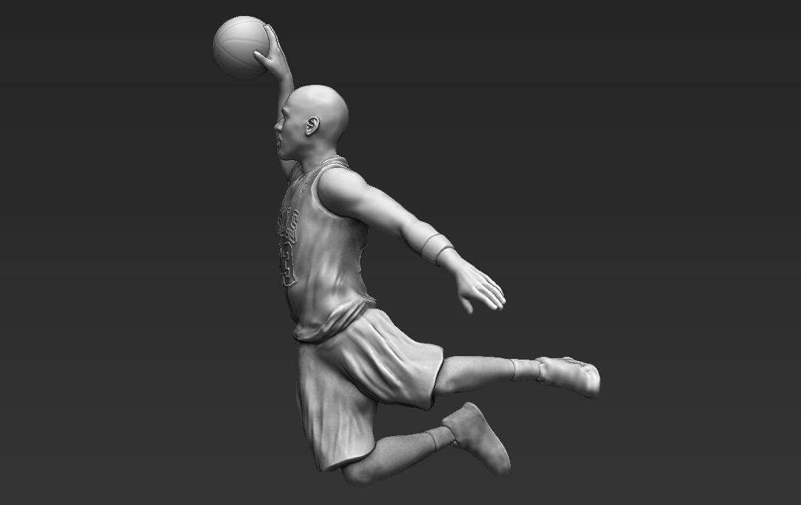 Michael Jordan - 3D Model by PrintedReality