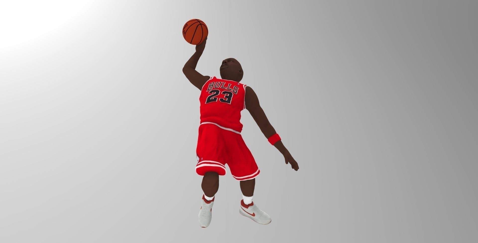 Michael Jordan (Full Color) - 3D Model by PrintedReality