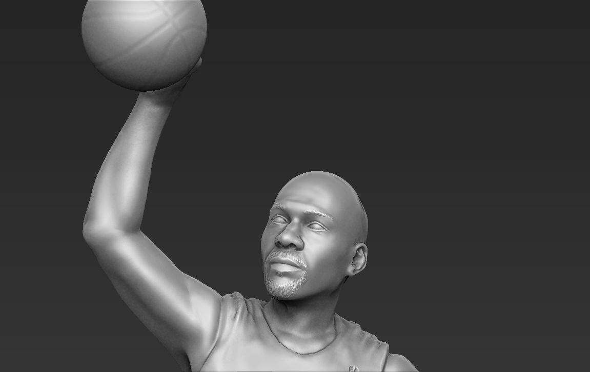 Michael Jordan (Full Color) - 3D Model by PrintedReality