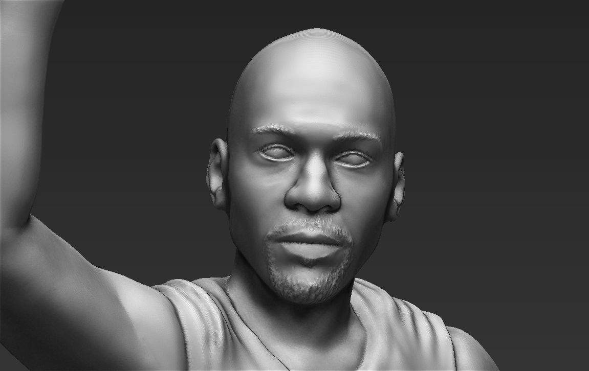 Michael Jordan (Full Color) - 3D Model by PrintedReality