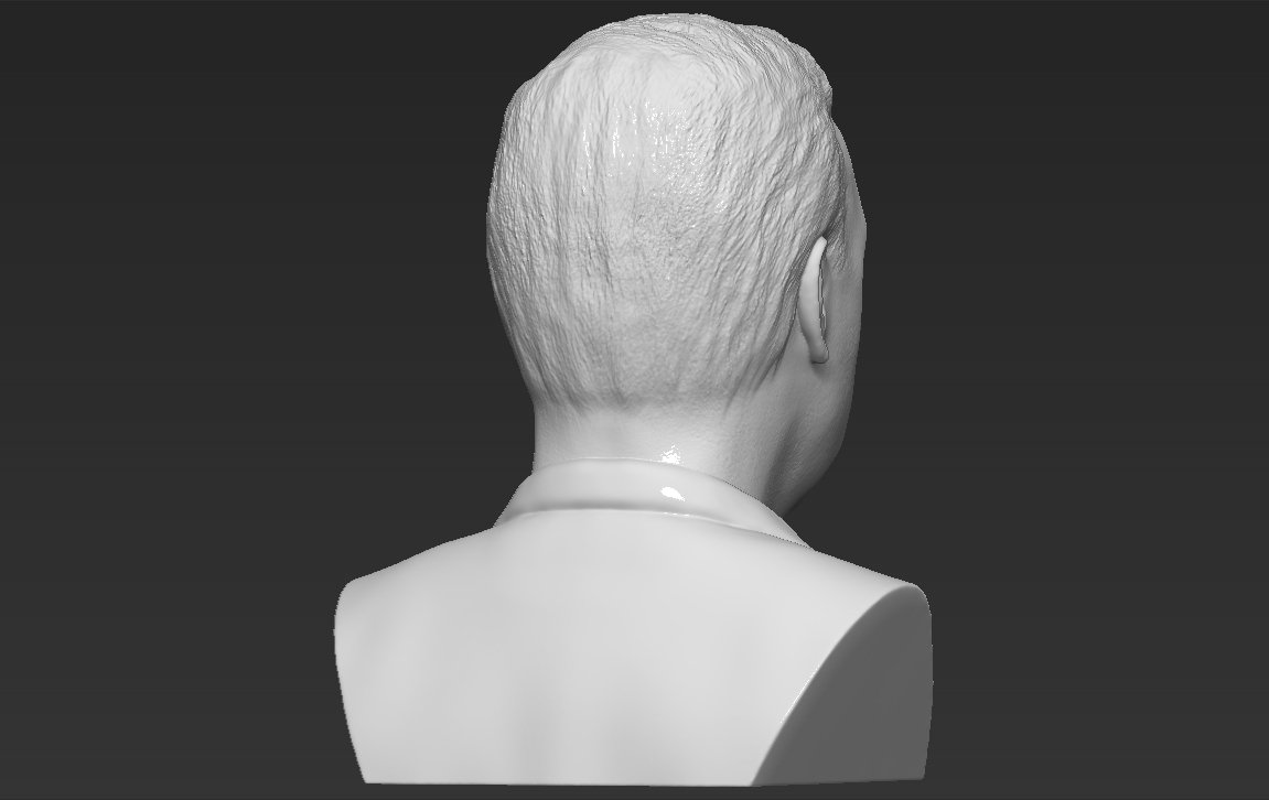 Nigel Farage Bust - 3D Model by PrintedReality