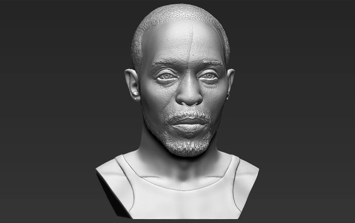 Omar Little from The Wire - 3D Model by PrintedReality