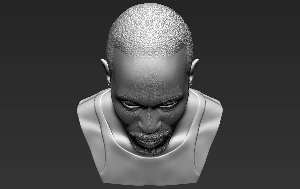 Omar Little from The Wire - 3D Model by PrintedReality