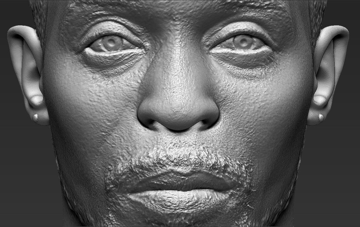 Omar Little from The Wire - 3D Model by PrintedReality