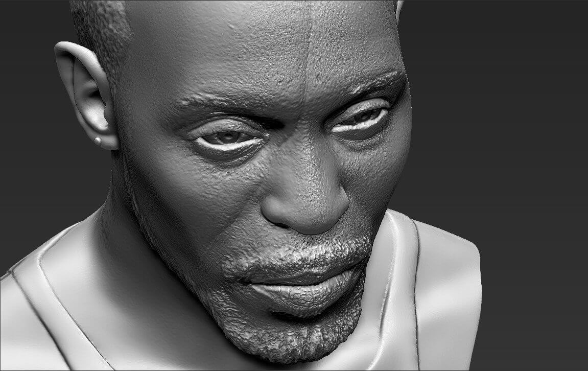 Omar Little from The Wire - 3D Model by PrintedReality