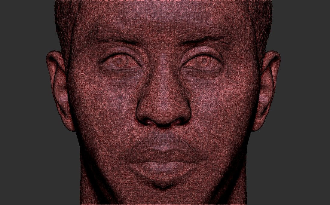 P Diddy Bust - 3D Model by PrintedReality