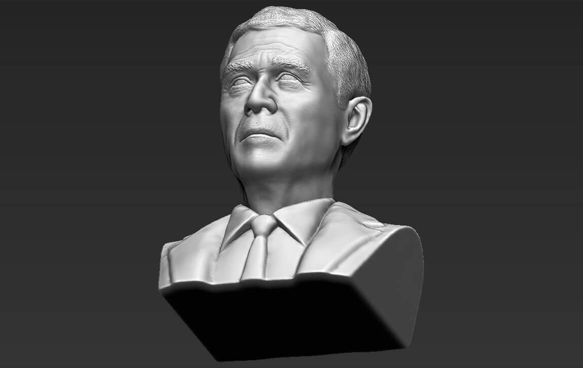 President George W Bush - 3D Model by PrintedReality